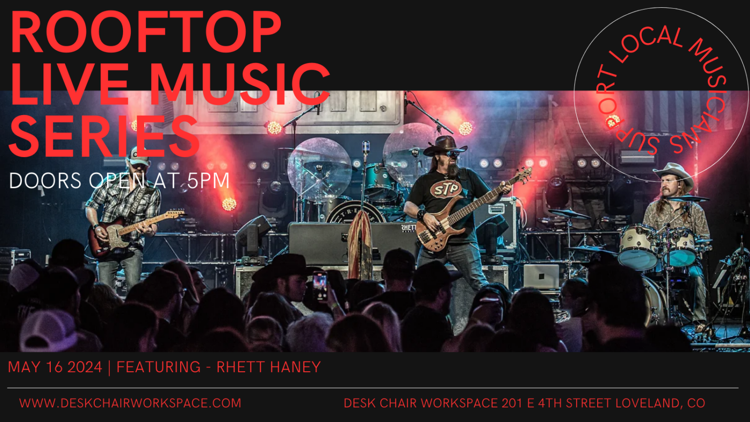 Kick-Off Rooftop Live Music Series | featuring: Rhett Haney - BizWest ...